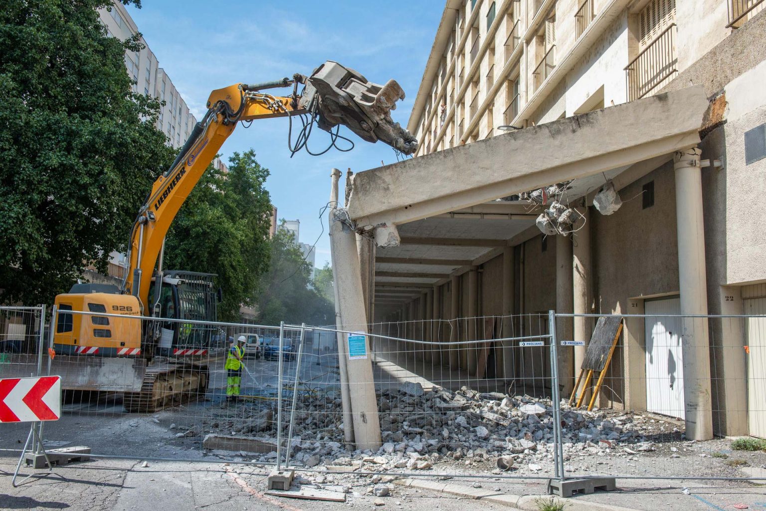 Grand’rue Jean Moulin : la démolition de la dalle commence – Le Mag